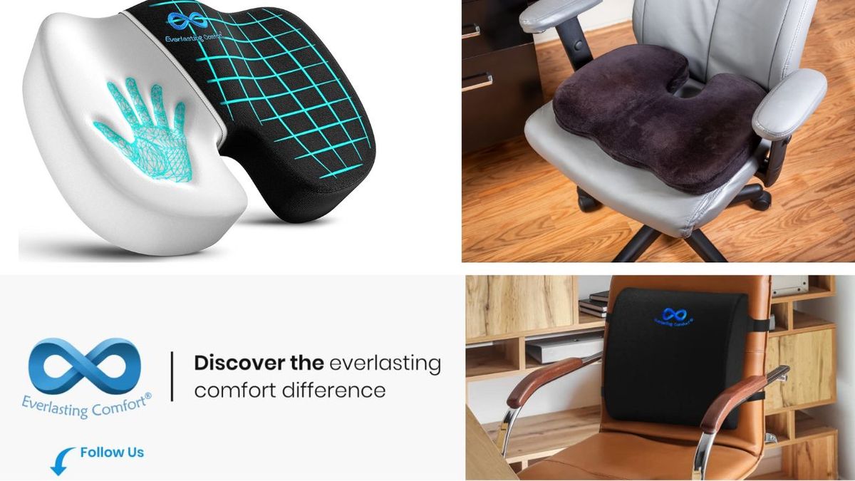 Goodbye, Back Pain with Everlasting Comfort Cushion!